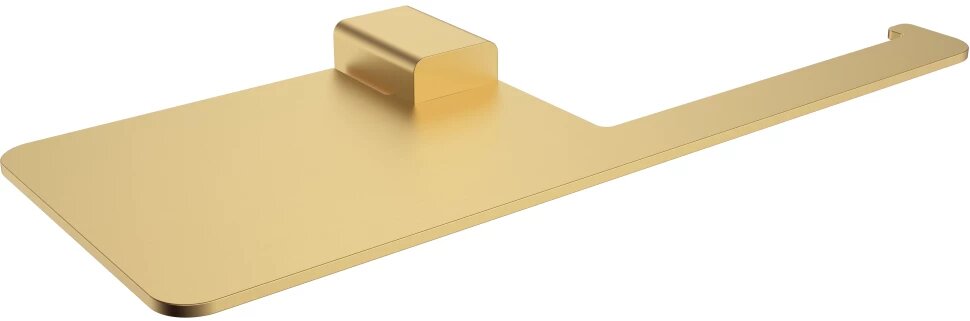 Держатель туалетной бумаги Raglo R301.03.03 с полкой для телефона, золотой матовый