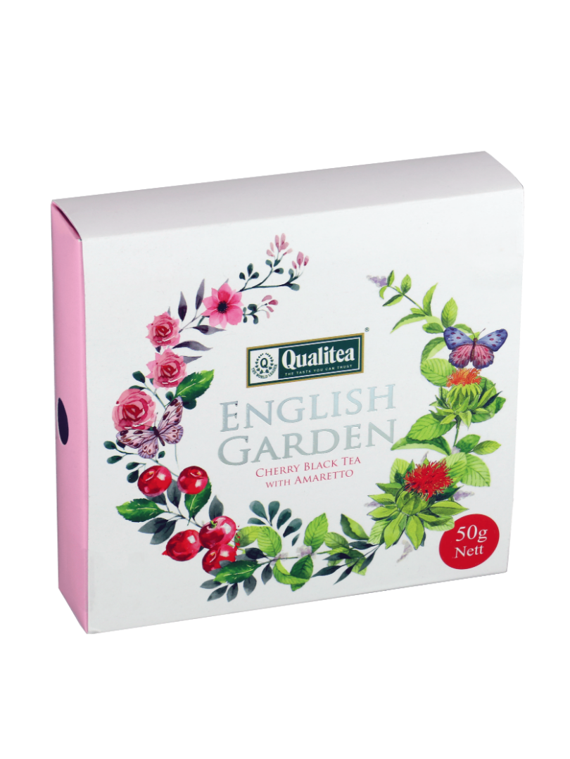 Чай чёрный - "Английский сад", с вишней и амаретто, 50 гр.