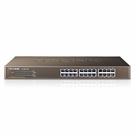 Коммутатор TP-LINK TL-SF1024 24 ports Switch Ethernet 10/100M