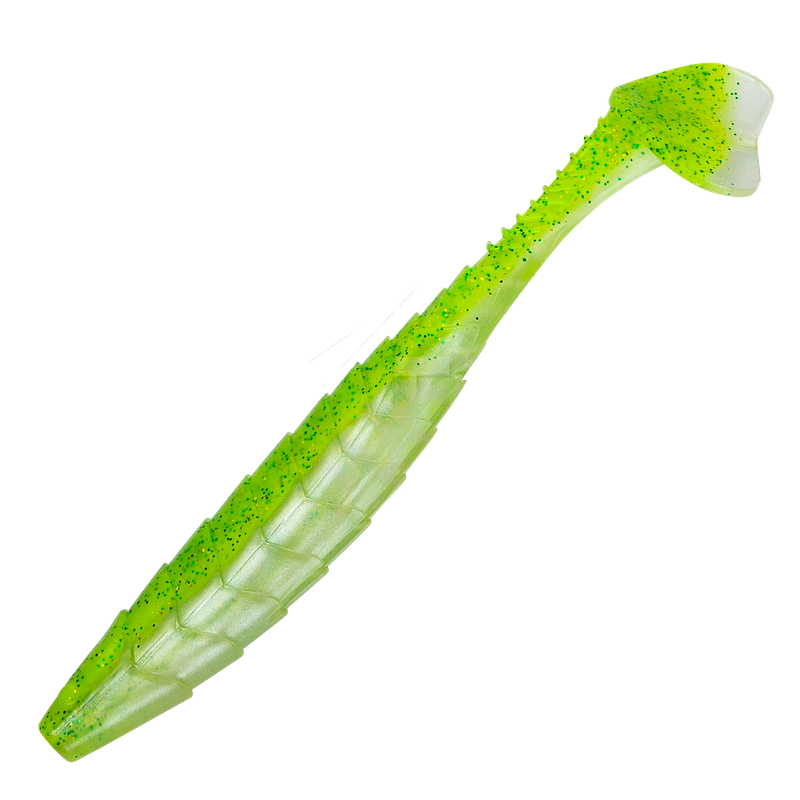 Приманка силиконовая FRAPP Geko #PAL02 Lime Chart - в упаковке 1 шт, размер 10" (25.4 см)