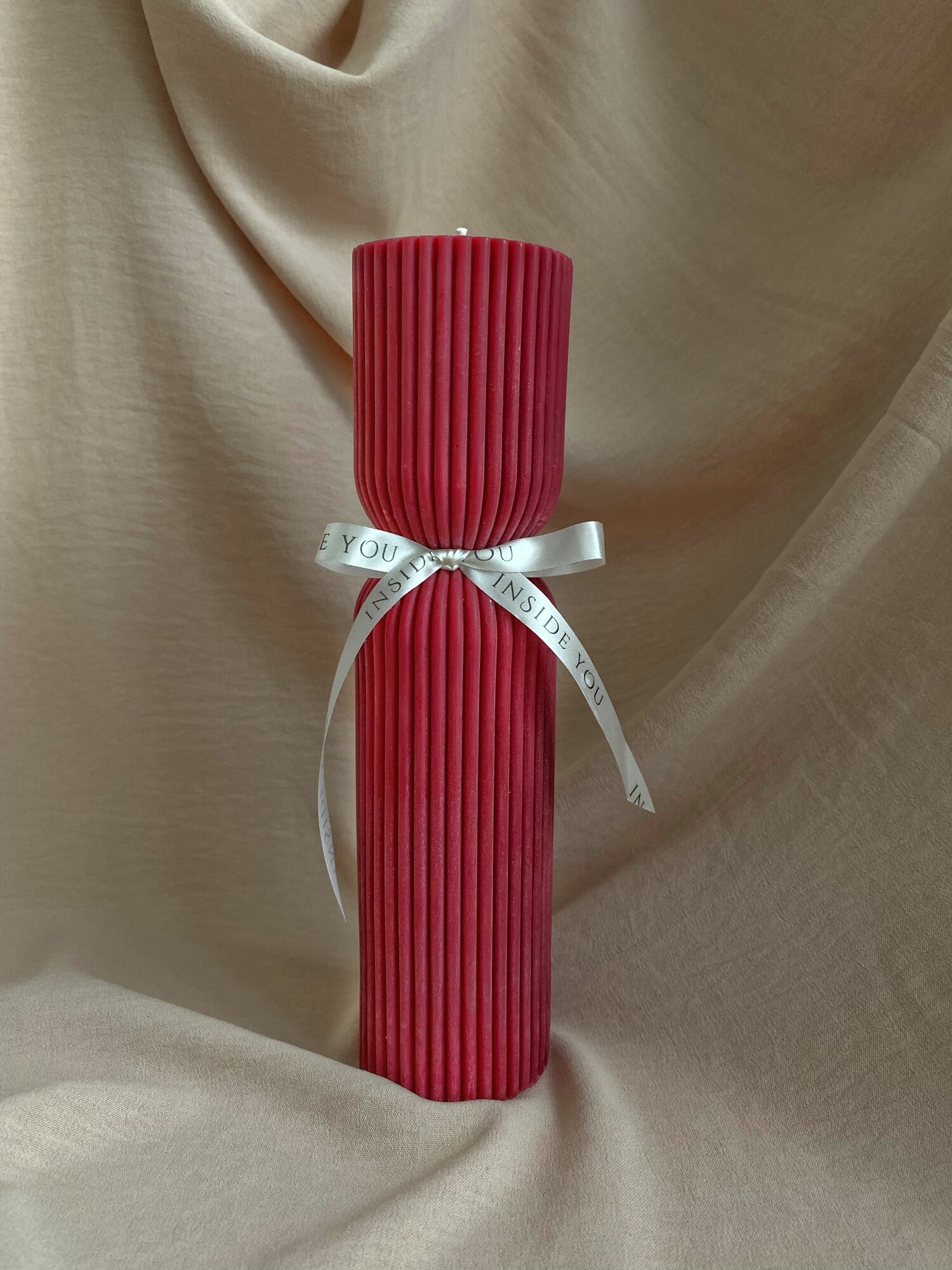 Свеча интерьерная декоративная INSIDE YOU ” Колонна “, 23х6 см