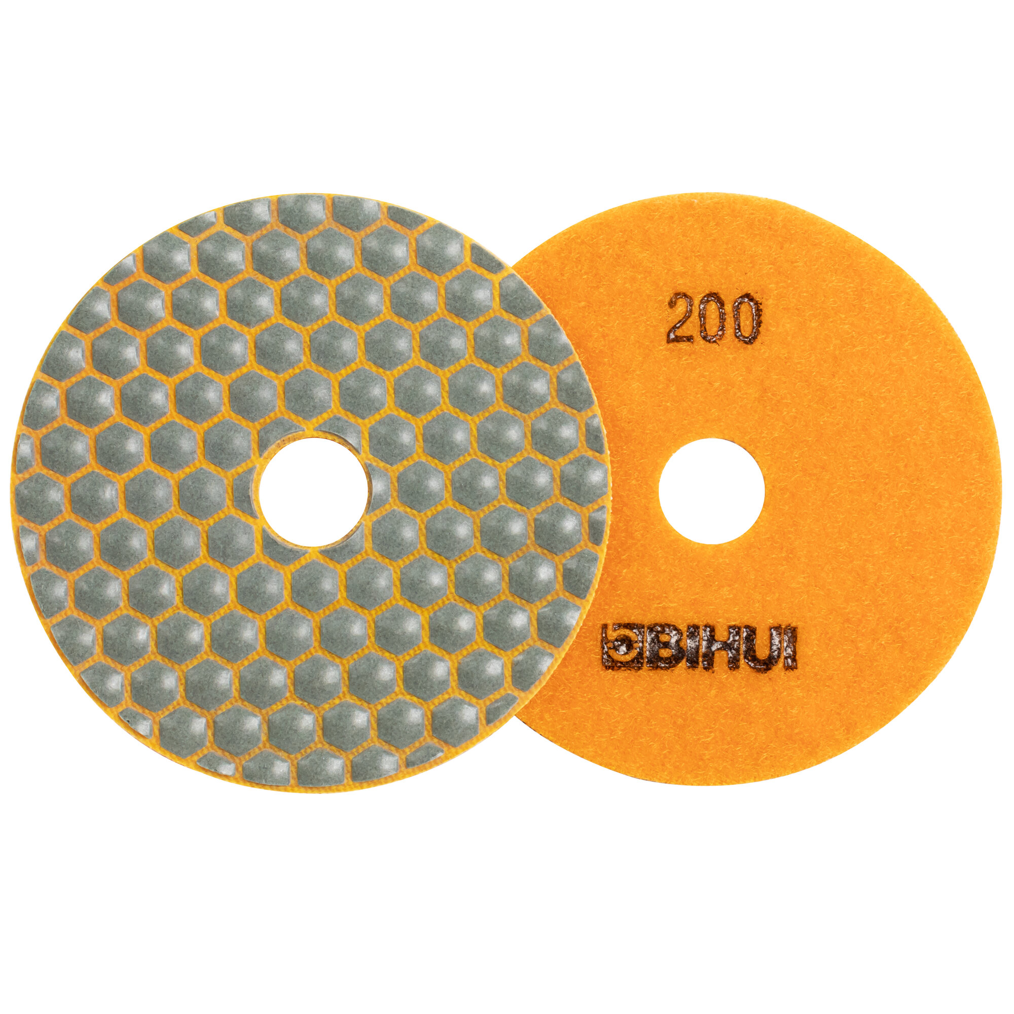 Круг алмазный гибкий (черепашка) BIHUI Ø100мм, зерн.#200, для сухой полировки арт. DPP420