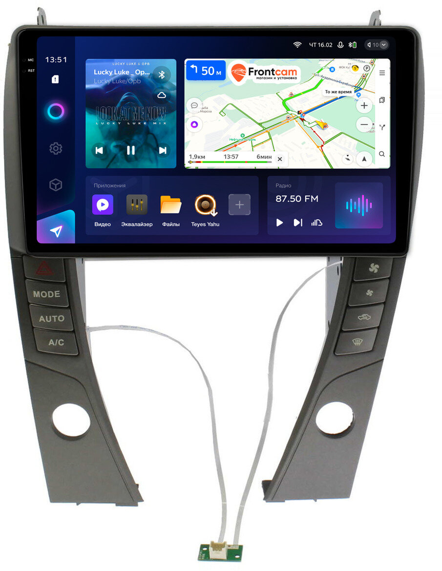 Штатная магнитола Lexus ES 5 2006-2012 (авто с монитором) Teyes CC3 2K 4/64 9.5" RM-9-6968 Android 10 (4G-SIM, DSP, QLed)