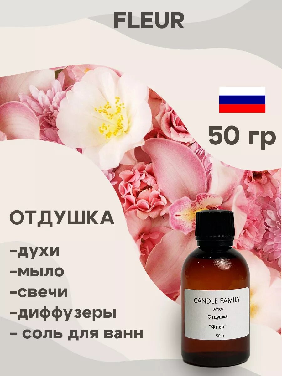 Отдушка для свечей и мыла. Ароматизатор косметический