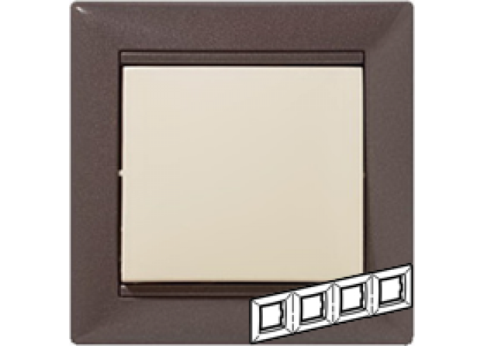 Рамка 4 поста Модерн 770004 Legrand Valena