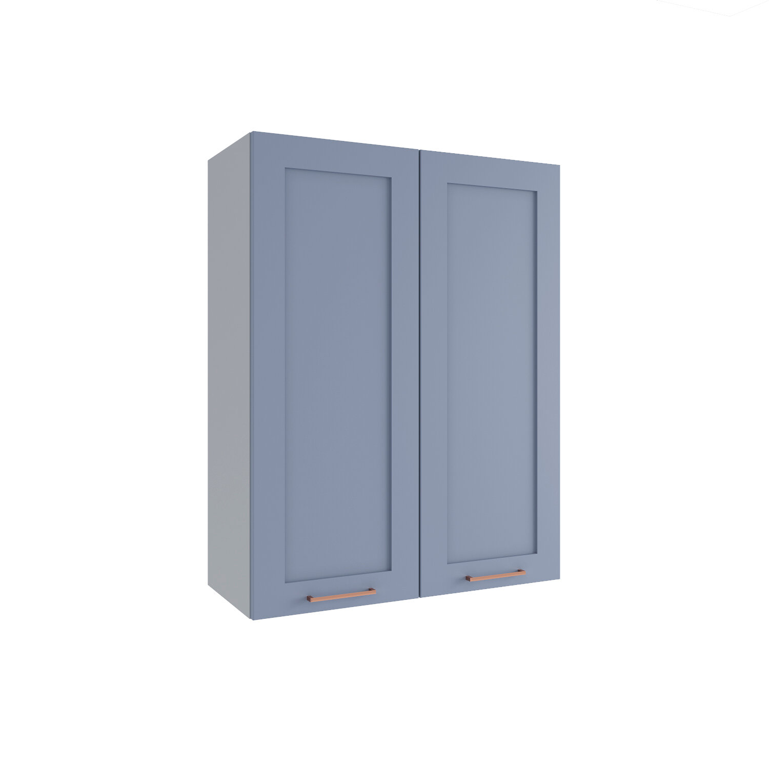 Кухонный шкаф навесной, ВП 700/2, Кухня Квадро, Серый / Лунный Свет