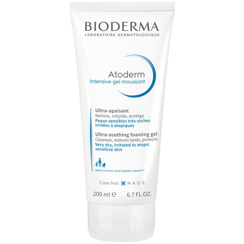 Биодерма атодерм интенсив Гель, 200 мл | BIODERMA Atoderm Intensive Gel Moussant