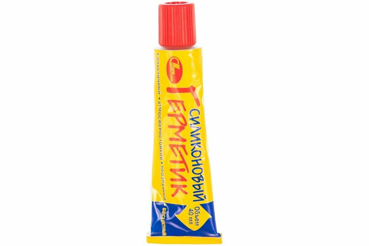 Силиконовый герметик Новбытхим бесцветный, 40 мл 3144