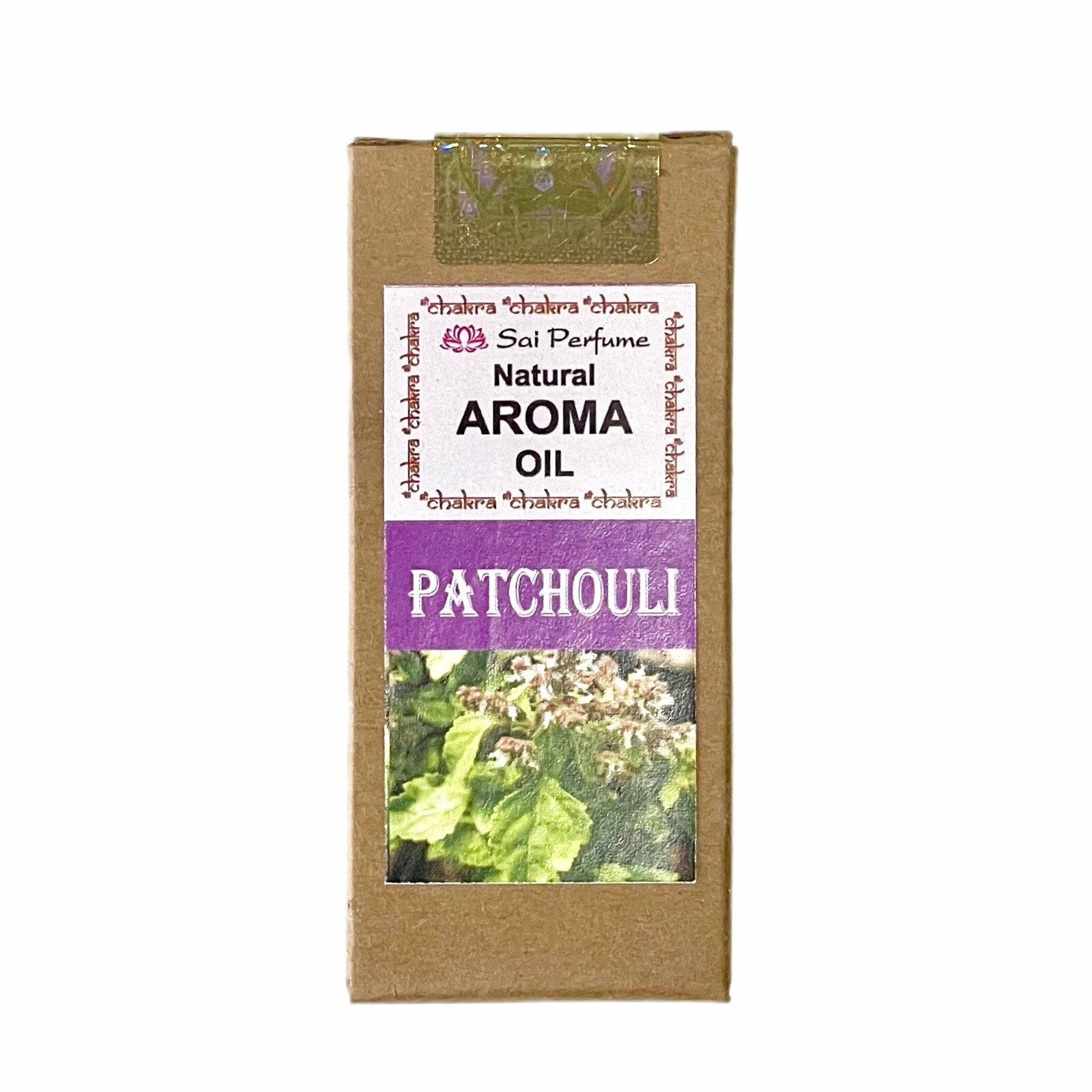 Natural Aroma Oil PATCHOULI, Shri Chakra (Натуральное ароматическое масло пачули, Шри Чакра), 10 мл.
