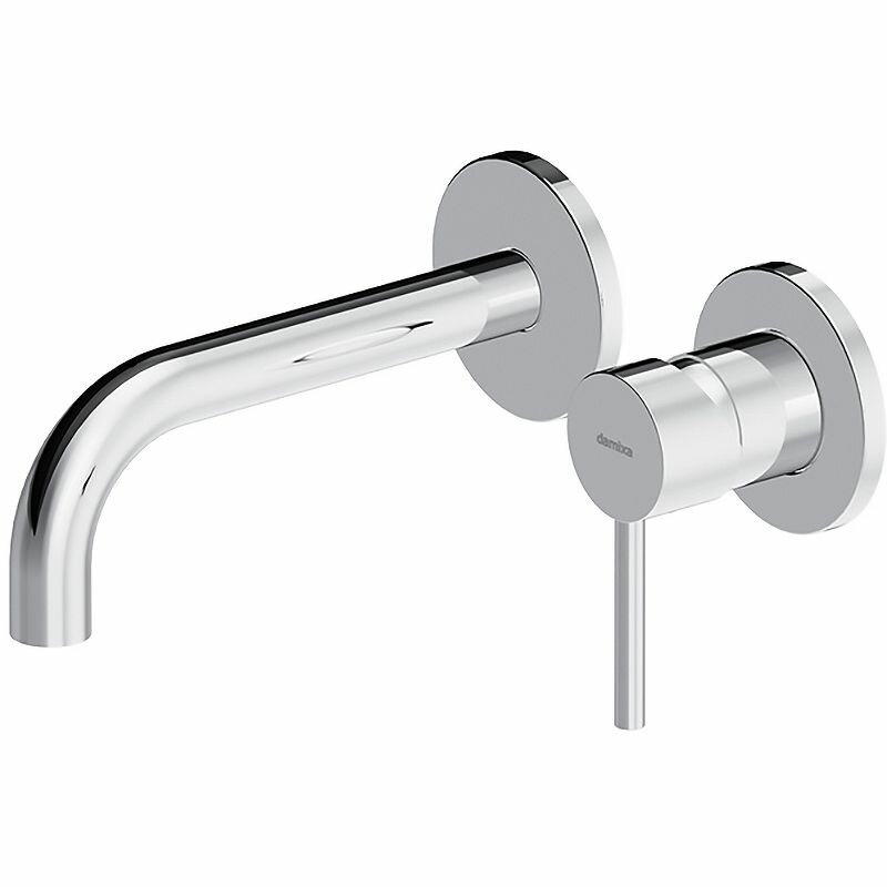 Смеситель для умывальника без донного клапана Damixa Scandinavian Pure, встраиваемый смеситель для раковины, хром 360260000
