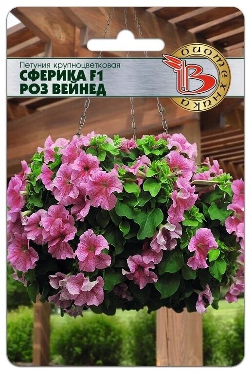Семена Петунии крупноцветковой "Сферика F1 Роз вейнед" (10 драже)