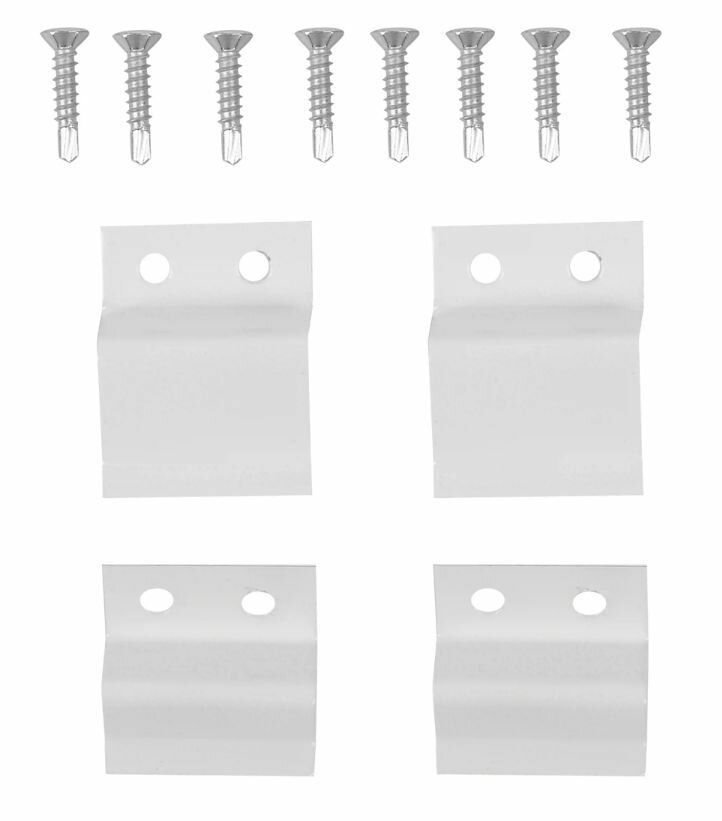 Крепление для москитной сетки цвет белый, 1 комплект