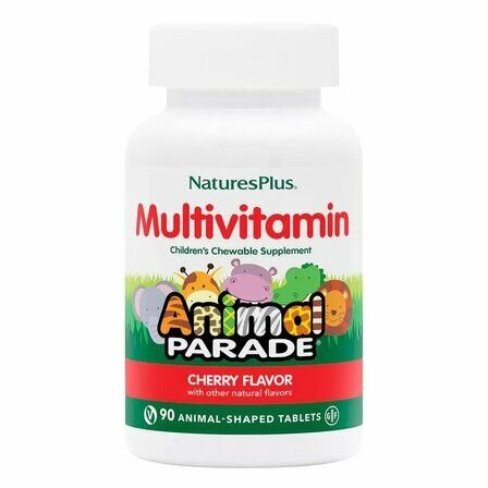 Natures Plus AP Multivitamin (90 жевательных таблеток) вишня, детские мультивитамины