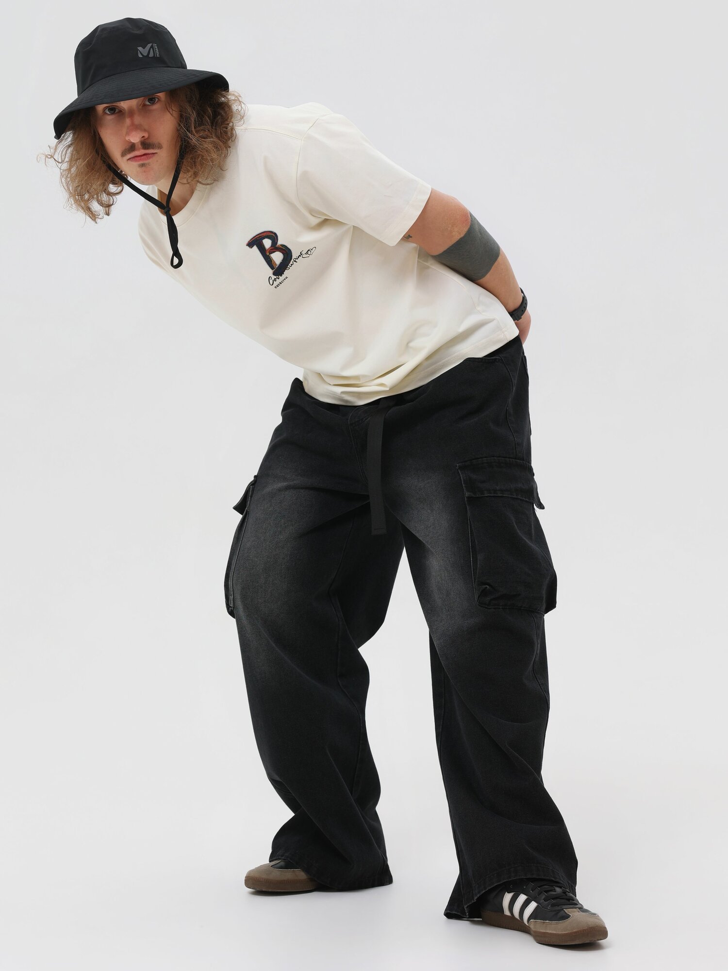 Джинсы карго 