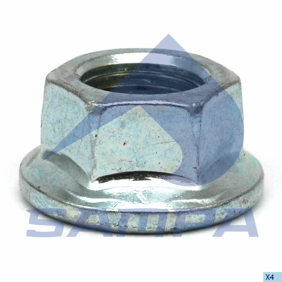 Гайка М16х1,5 с буртиком 020.150 SAMPA