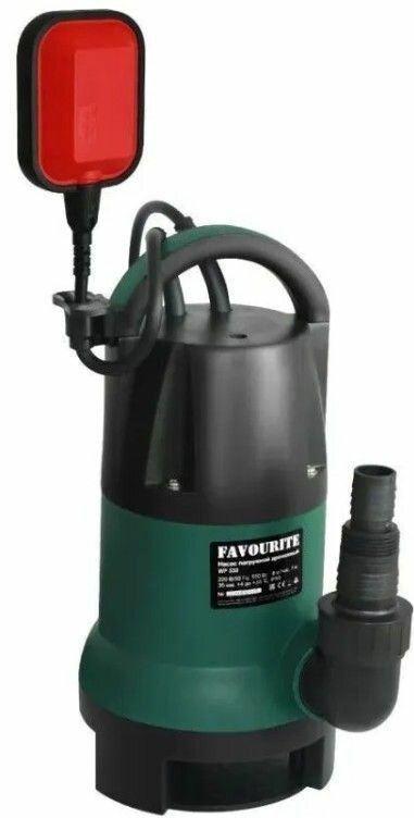 Дренажный насос Favourite WP 900, 900Вт, зеленый