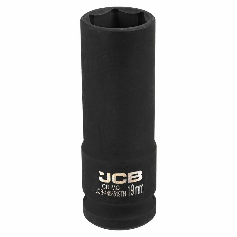 Головка ударная глубокая тонкостенная 1/2", 19мм (6гр.) JCB