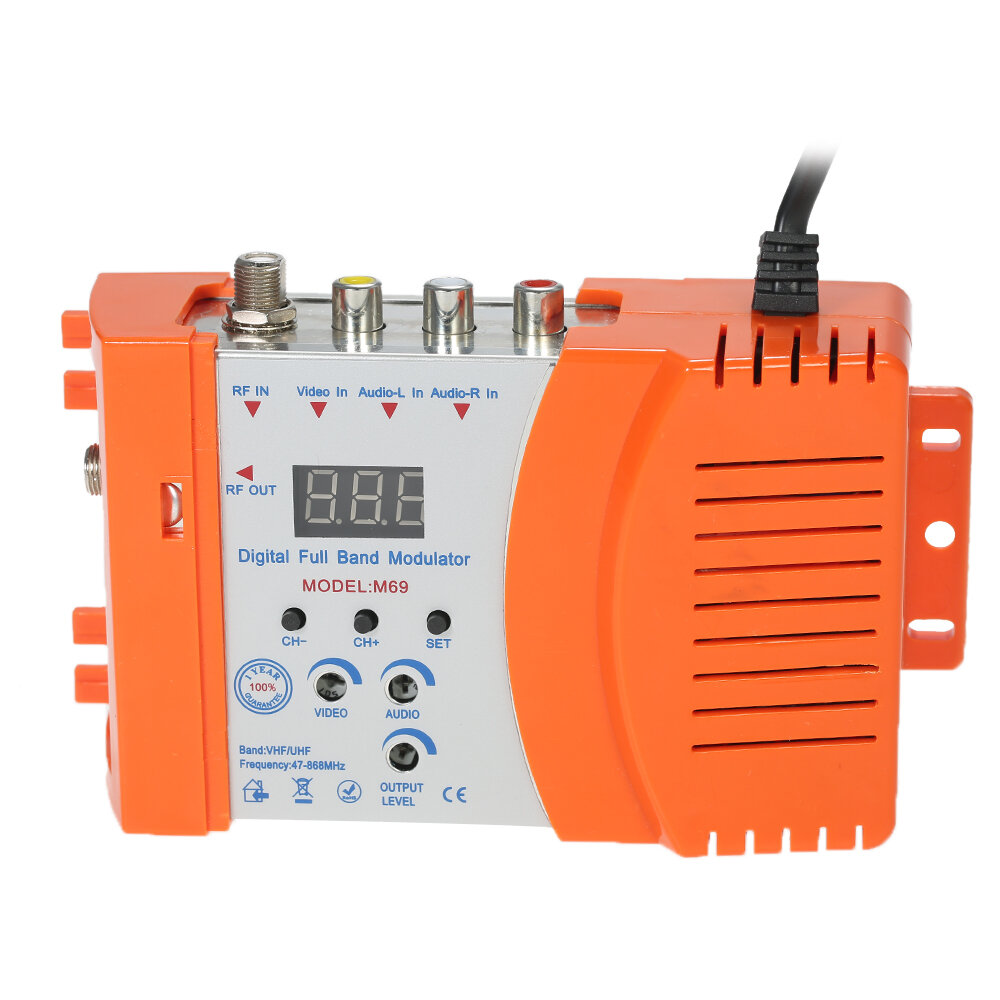 Компактный усилитель телевизионного сигнала RHF UHF AC230V, преобразователь радиочастотного аудио- и видеосигнала для домашнего кинотеатра и телевизионных систем