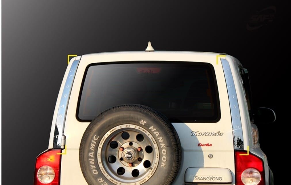 Молдинги на стойки, для SsangYong Korando/TagAZ Tager