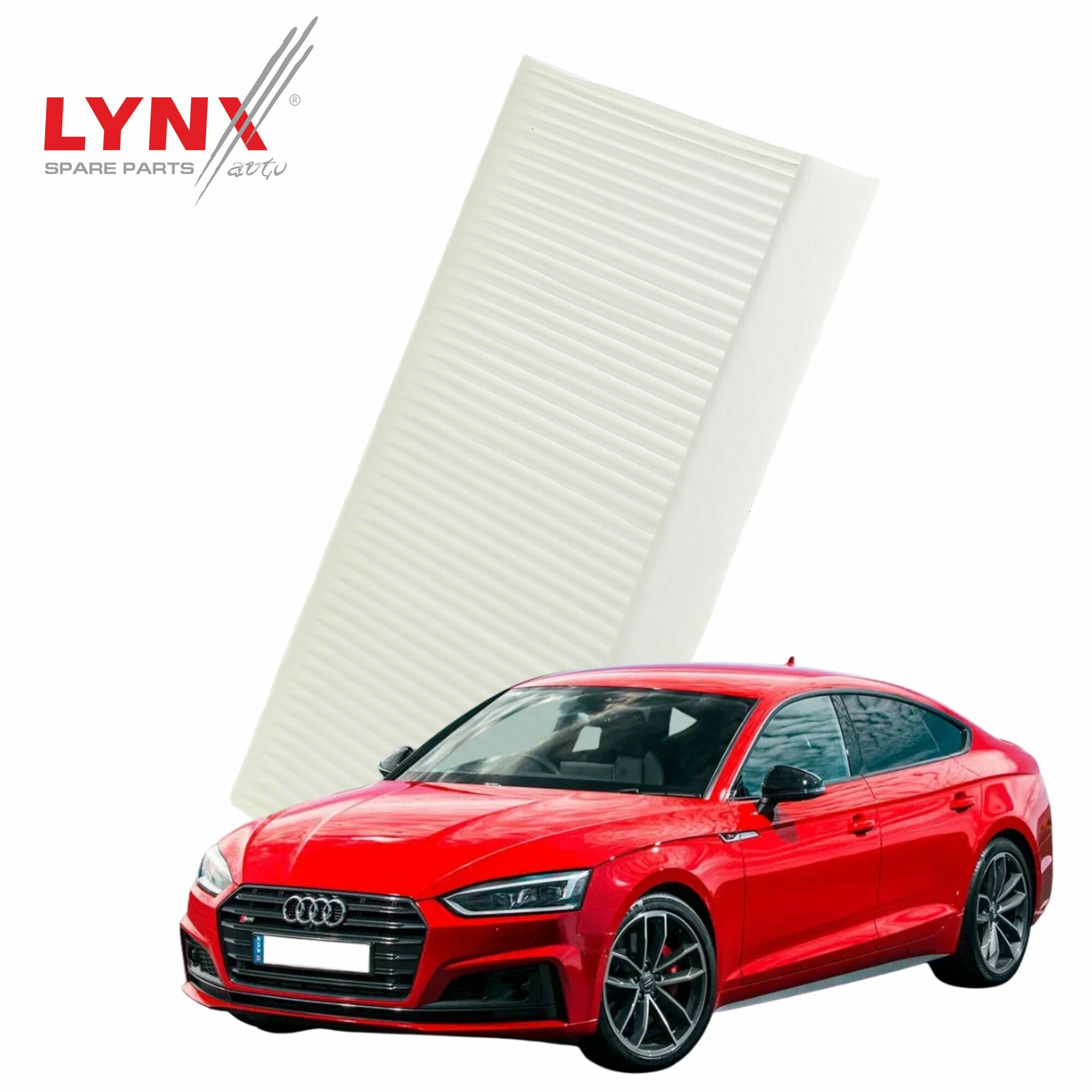 Фильтр салонный Audi A5 (2) F5 / Ауди А5 2016 2017 2018 2019 2020 2021 2022 / 1шт LYNXauto