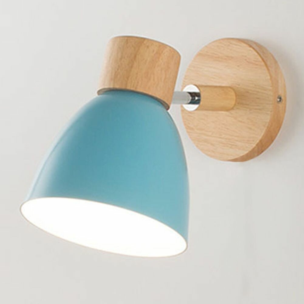 Настенный светильник Macaron деревянный E27