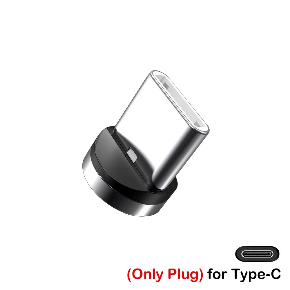 Магнитный адаптер зарядного устройства Mini USB 540 ° Кабель-переходник с (Plug) for Type-C