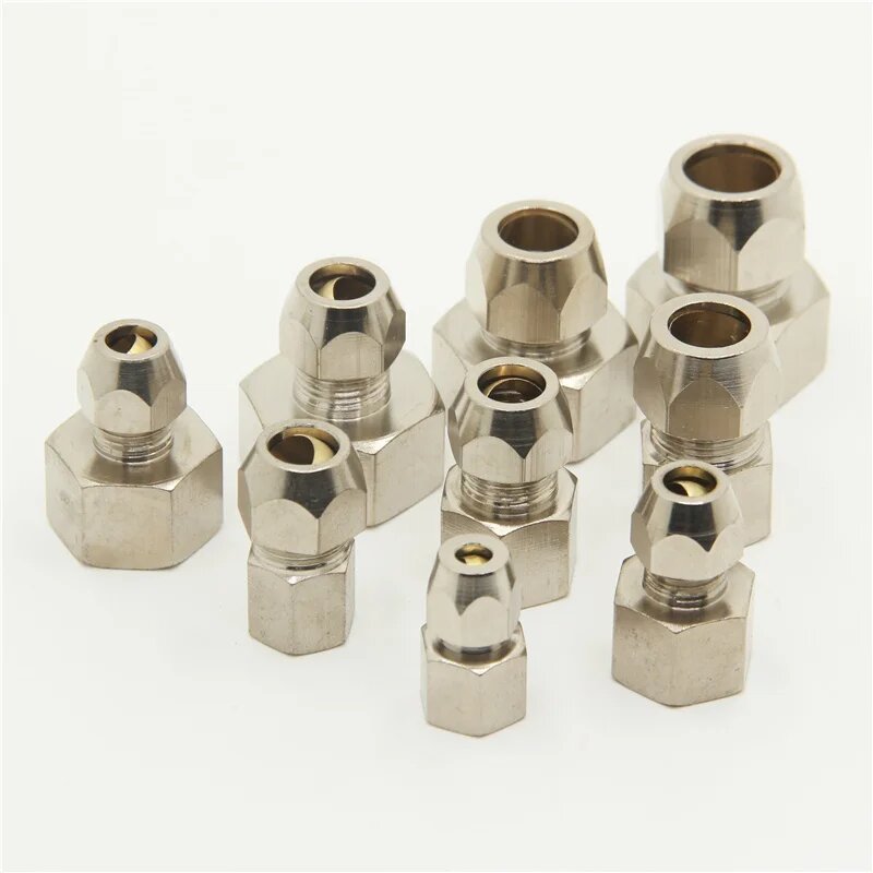 Компрессионный фитинг медный 4-12 мм 1/2", OD tube 6mm