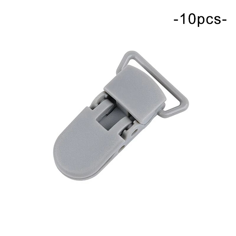 LOFCA 10 шт, зажимы для детской соски, однотонные пластиковые зажимы для соски, держатель для пустышки, держатель для соски, многоцветный зажим, игрушка