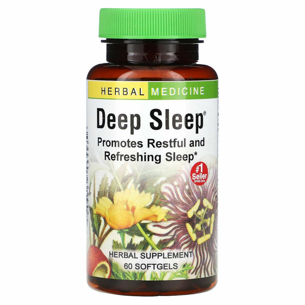 Herbs Etc, Deep Sleep®, 60 капсул (400 мг в каждой)