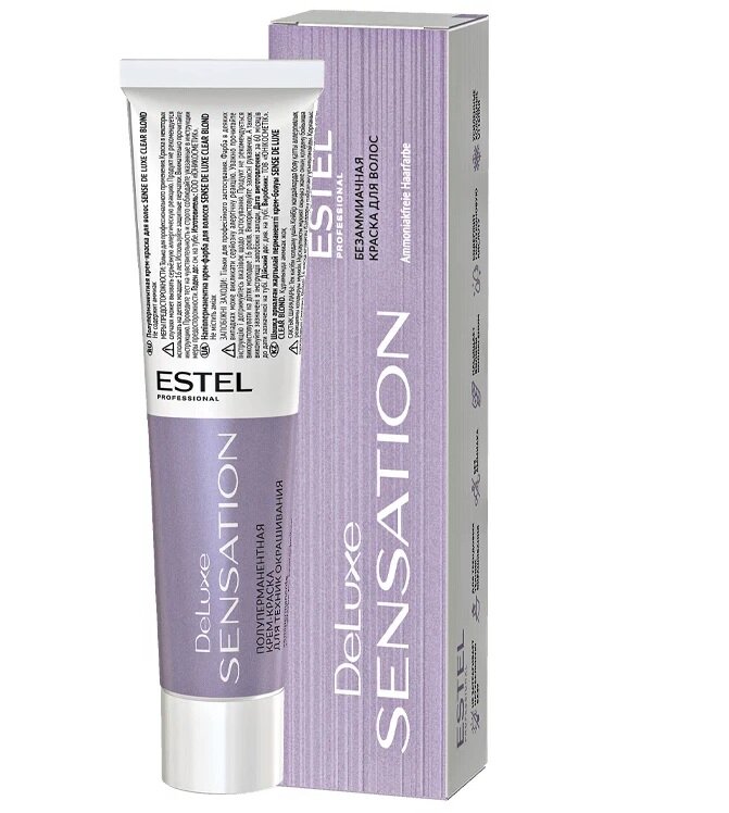 11/18 Безаммиачная краска для волос SENSATION DE LUXE очень светлый блондин пепельно-жемчужн, 60 мл