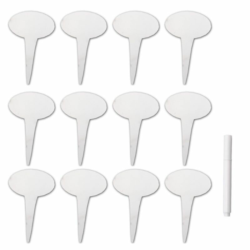 6/12 шт. этикетки для растений, акриловые садовые маркеры с бабочками, водонепроницаемые маркировочные знаки цветочного горшка, садовое украшение