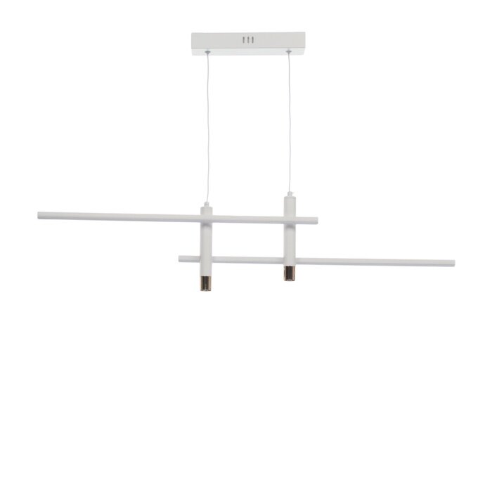 Светильник с ПДУ «Монтана» LED 30 Вт 3000-6000К бело-золотой 91×7×21 см