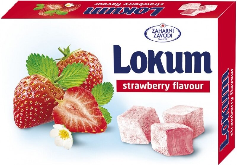 Лукум ZAHARNI ZAVODI со вкусом клубники 140г