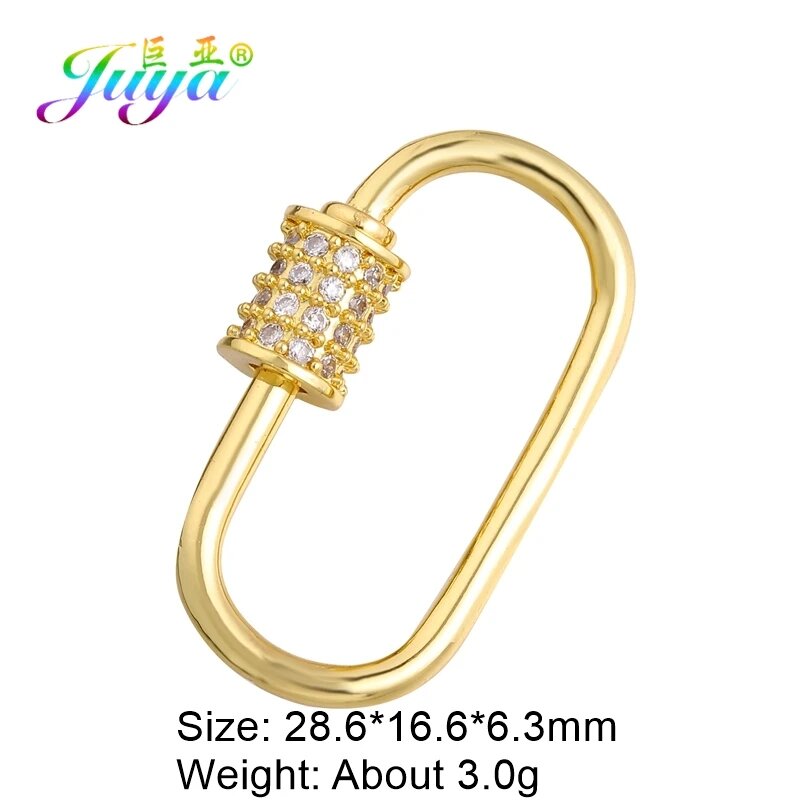 Juya карабин Gold 28.6*16.6*6.3mm, 3.0g