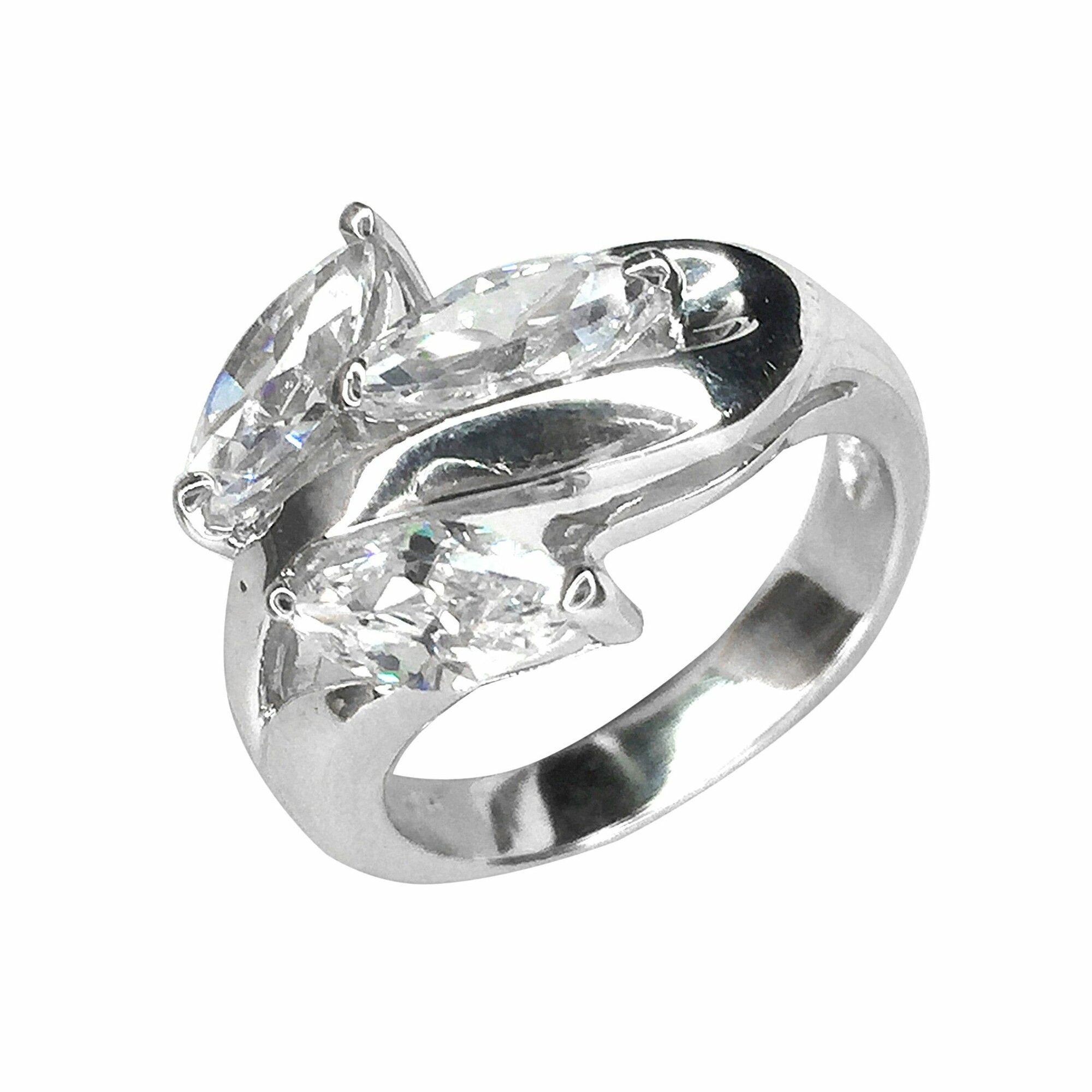 Кольцо, серебро, 925 проба