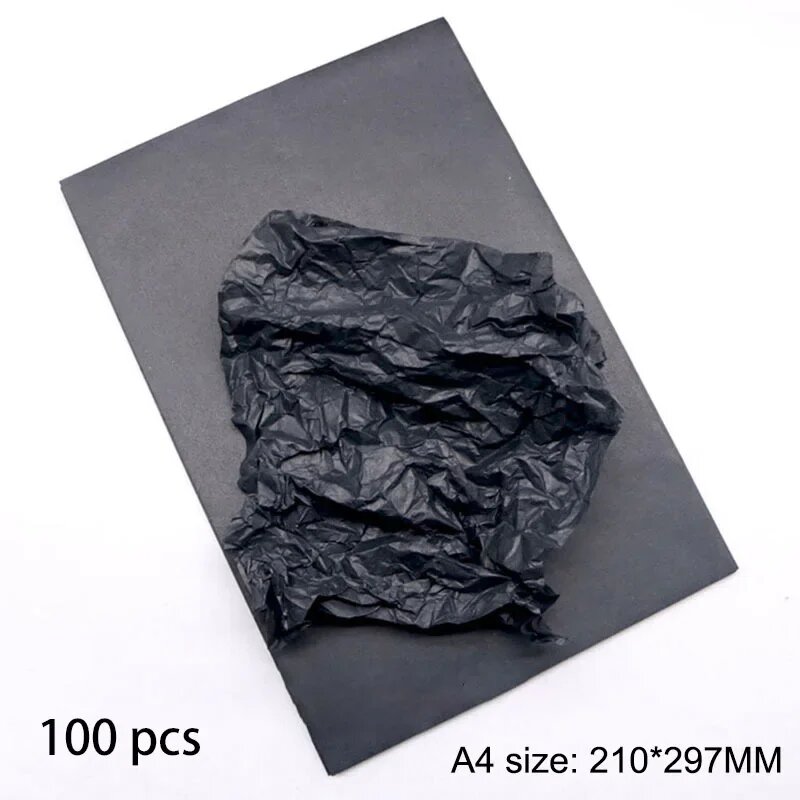 Бумага для рукоделия A4/A5, 100 листов Черный, A4 Black