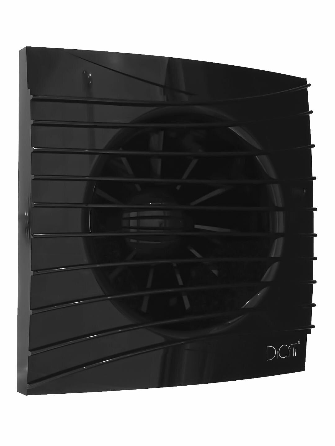 Вытяжной вентилятор 125 белый матовый с обратным клапаном SILENT 5C Obsidian