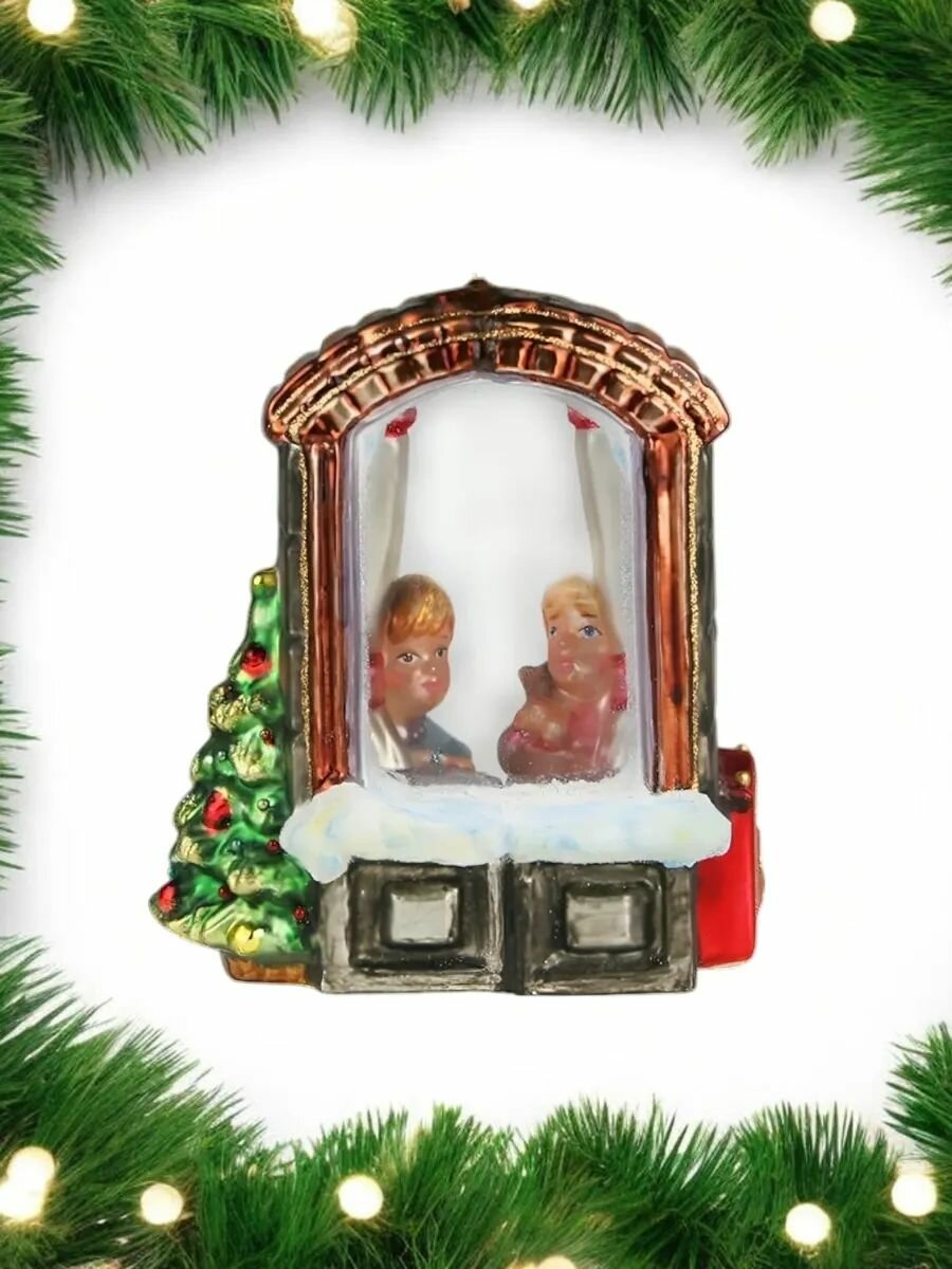 Игрушка на елку Дети в окне