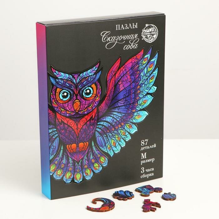 Пазлы фигурные Puzzle "Сказочная сова"