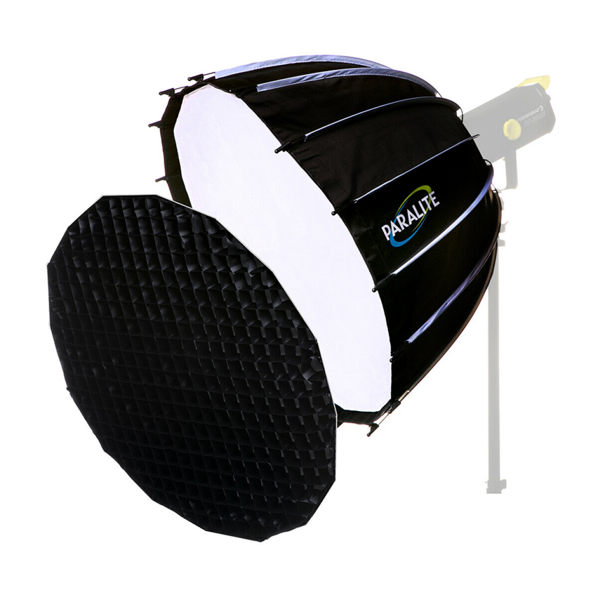Комплект быстрораскладной соктобокс с сотами 150 см 16-спицевый с адаптером Bowens Paralite EZ-PRO 150 GRID софтбокс