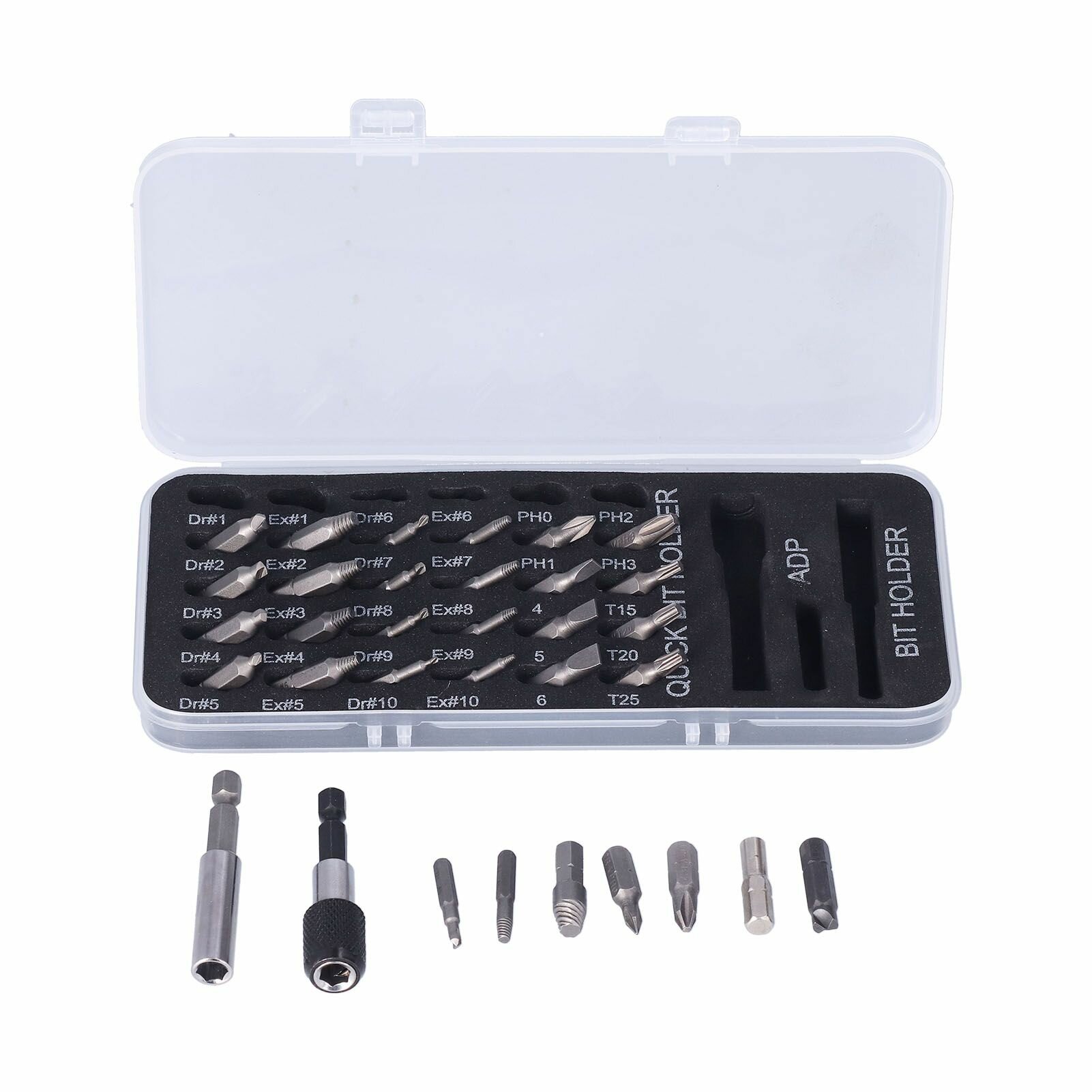 22шт поврежденный винтовой экстрактор, HSS, 60 мм