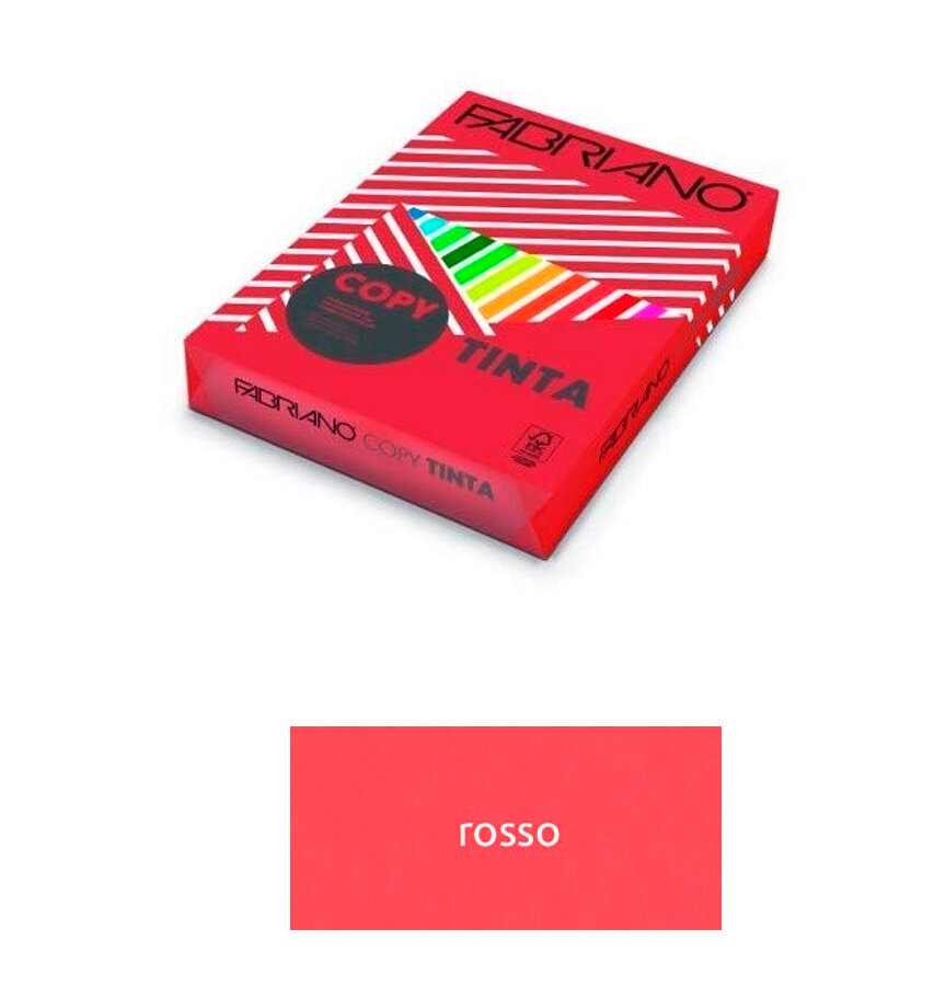 Бумага COPYTINTA А3 250 л, красная, для печати, 80 г.