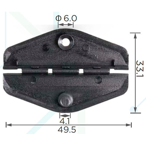 Направляющая стекла, боковой фиксатор стекла (OEM: 22543363, 20162174) 773620