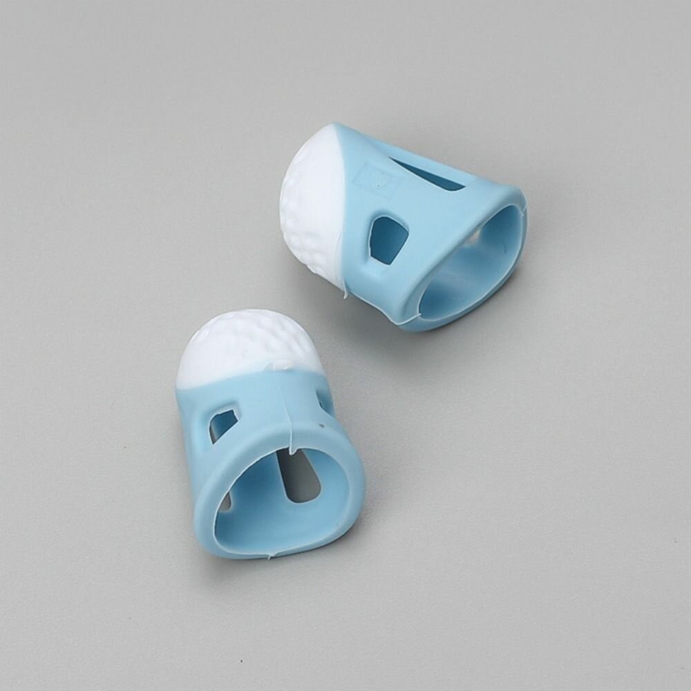 Противоскользящие силиконовые швейные наперстки своими руками, 2 шт.