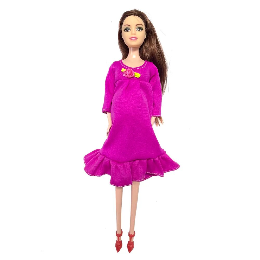 Беременная кукла Cloth 30 см Rose Red