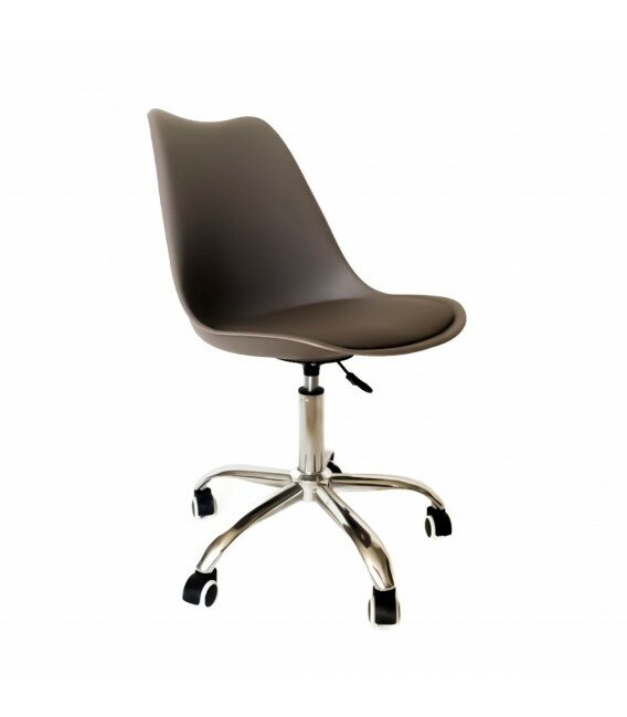 Стул Бриндизи пластиковый коричневый