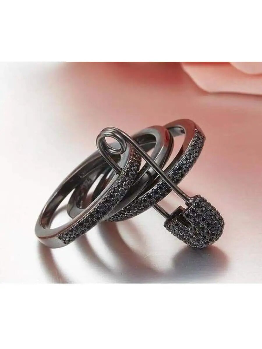 Кольцо, кристалл, фианит