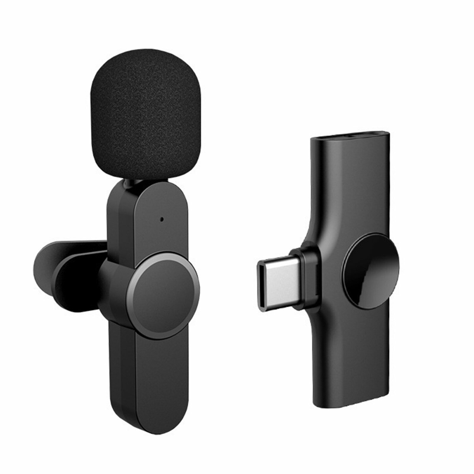 Микрофон беспроводной лавальный W01 Clip-on WiFi 2.4G ISM Type-C для Phone Pad PC с подавлением шума, Дистанция 20meters, Цвет Черный, Материал ABS, Батарея 80mAh, Размер 6.5*2.6cm, Вес 6g, Пакет 12.6*9.3*3cm 60g, В комплект 1 Microphone Transmitter 1