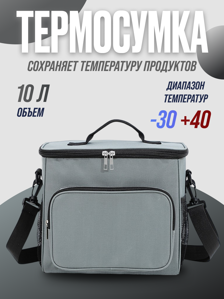 Термосумка холодильник для ланча, еды, продуктов, сумка холодильник для пикника