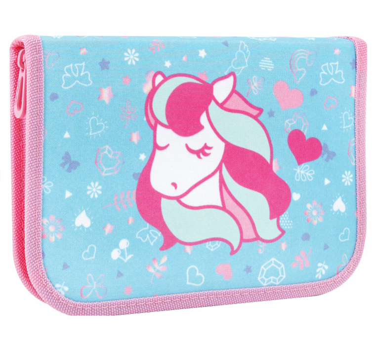 Пенал 1 отделение 20х14х4 см Musical Pony
